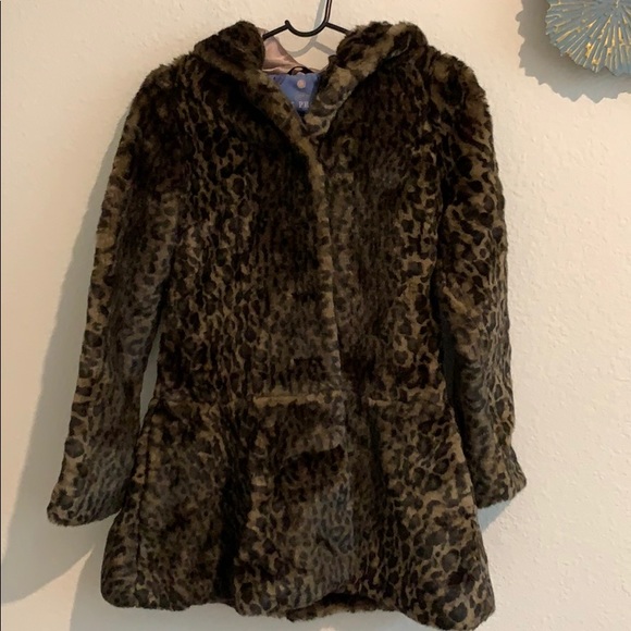 Free People | Jackets & Coats | Free People Woman Leopard Faux Fur Coat ...